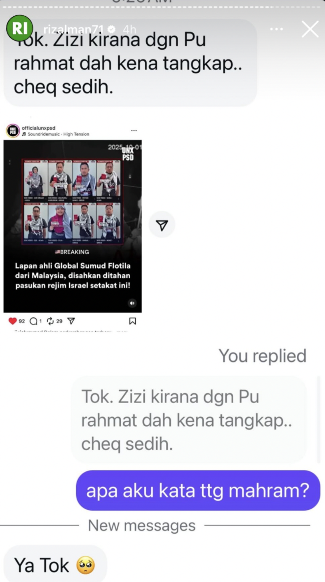 "Apa Aku Kata Tentang Mahram?" – Kenyataan Rizalman Tentang Zizi Kirana & PU Rahmat Cetus ...